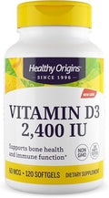 Healthy Origins Vitamin D3 benefits
