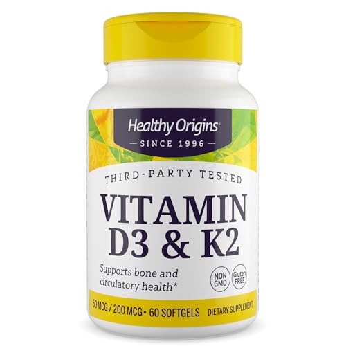 Healthy Origins vitamin D3 softgels