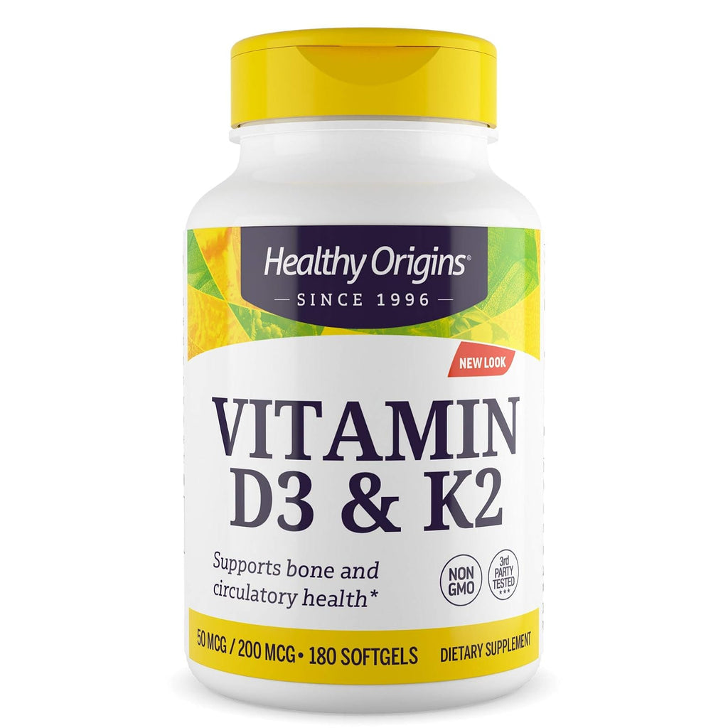 Healthy Origins vitamin D3 softgels