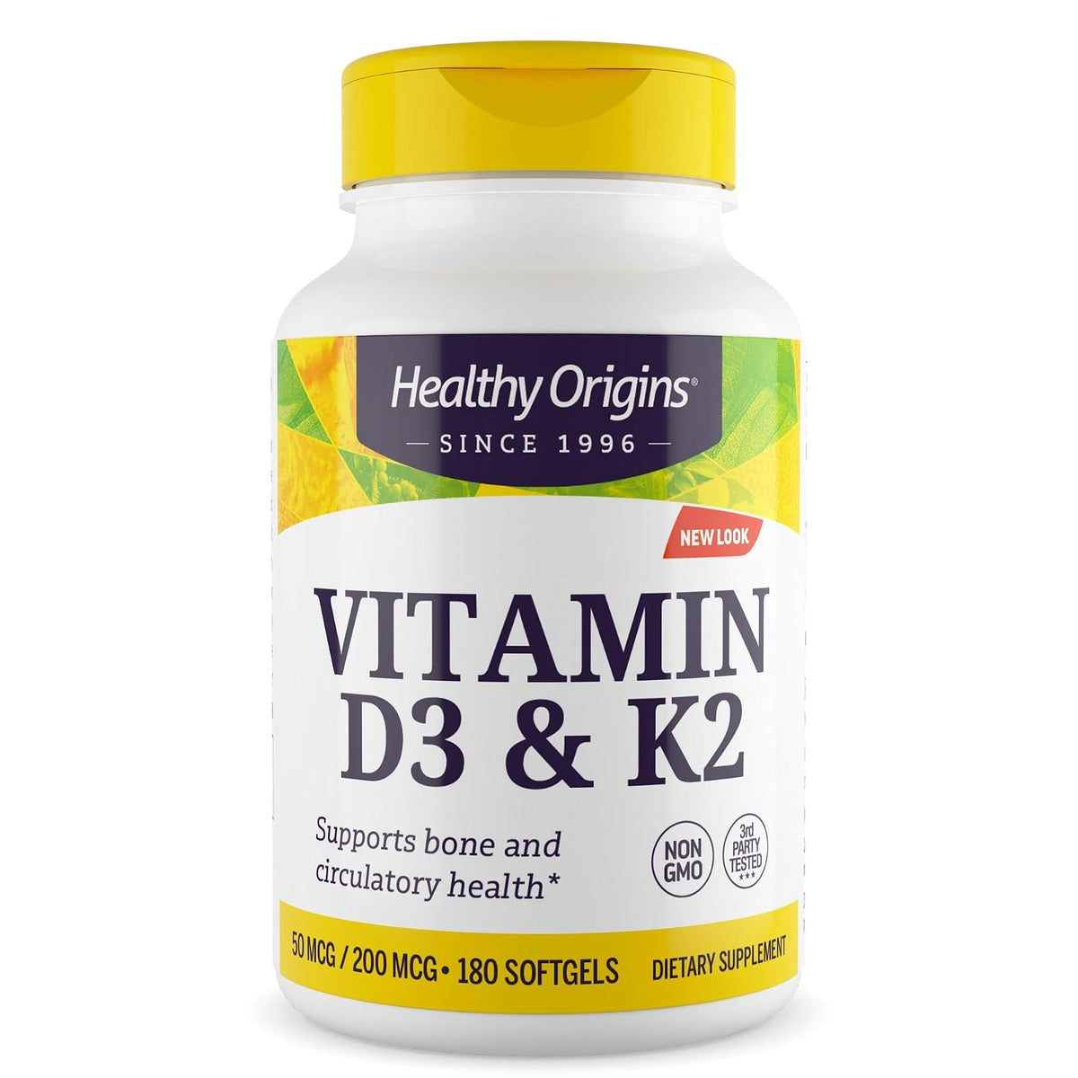 Healthy Origins vitamin D3 softgels