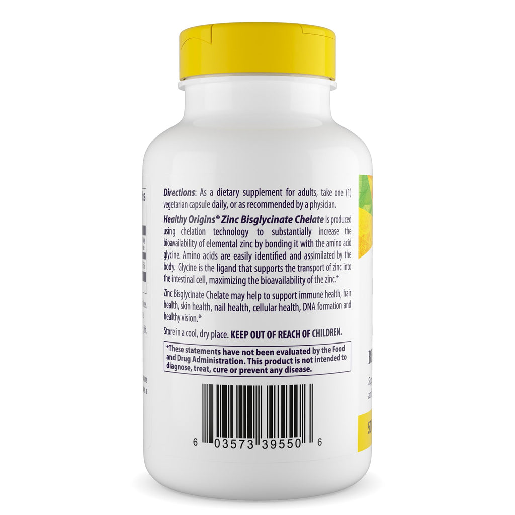 Healthy Origins zinc for immune support