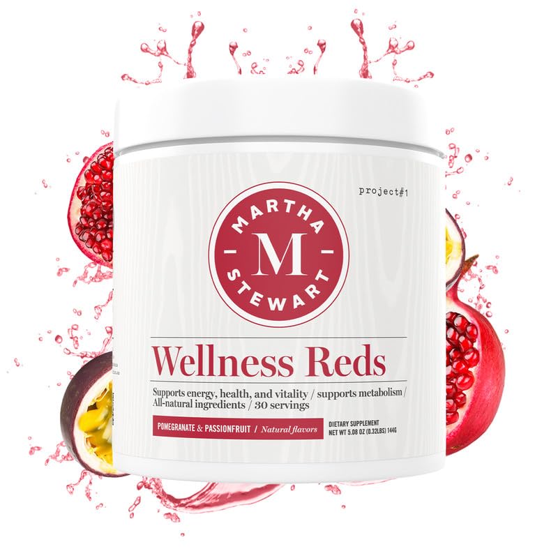 Healthy pomegranate flavoured supplement