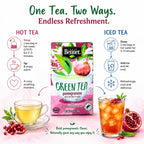 healthy pomegranate green tea blend