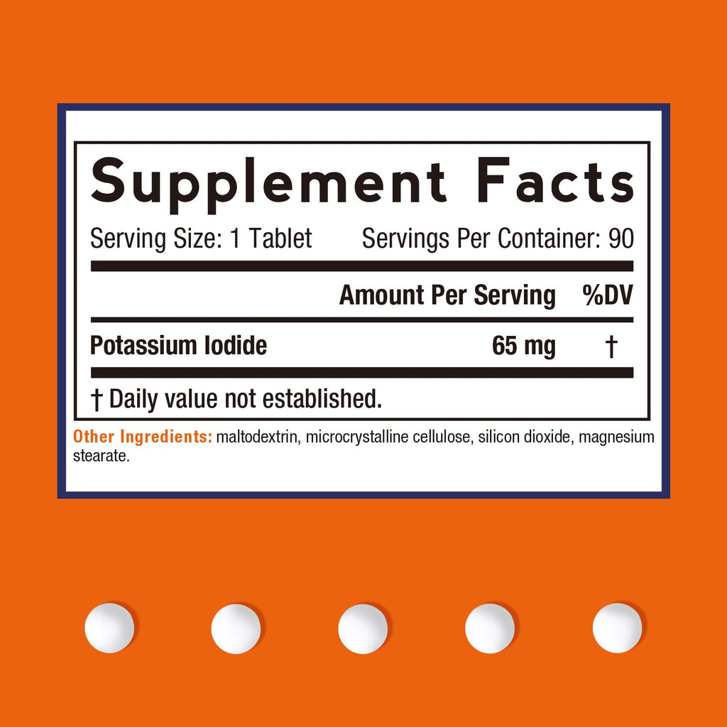 healthy potassium levels with KI pills
