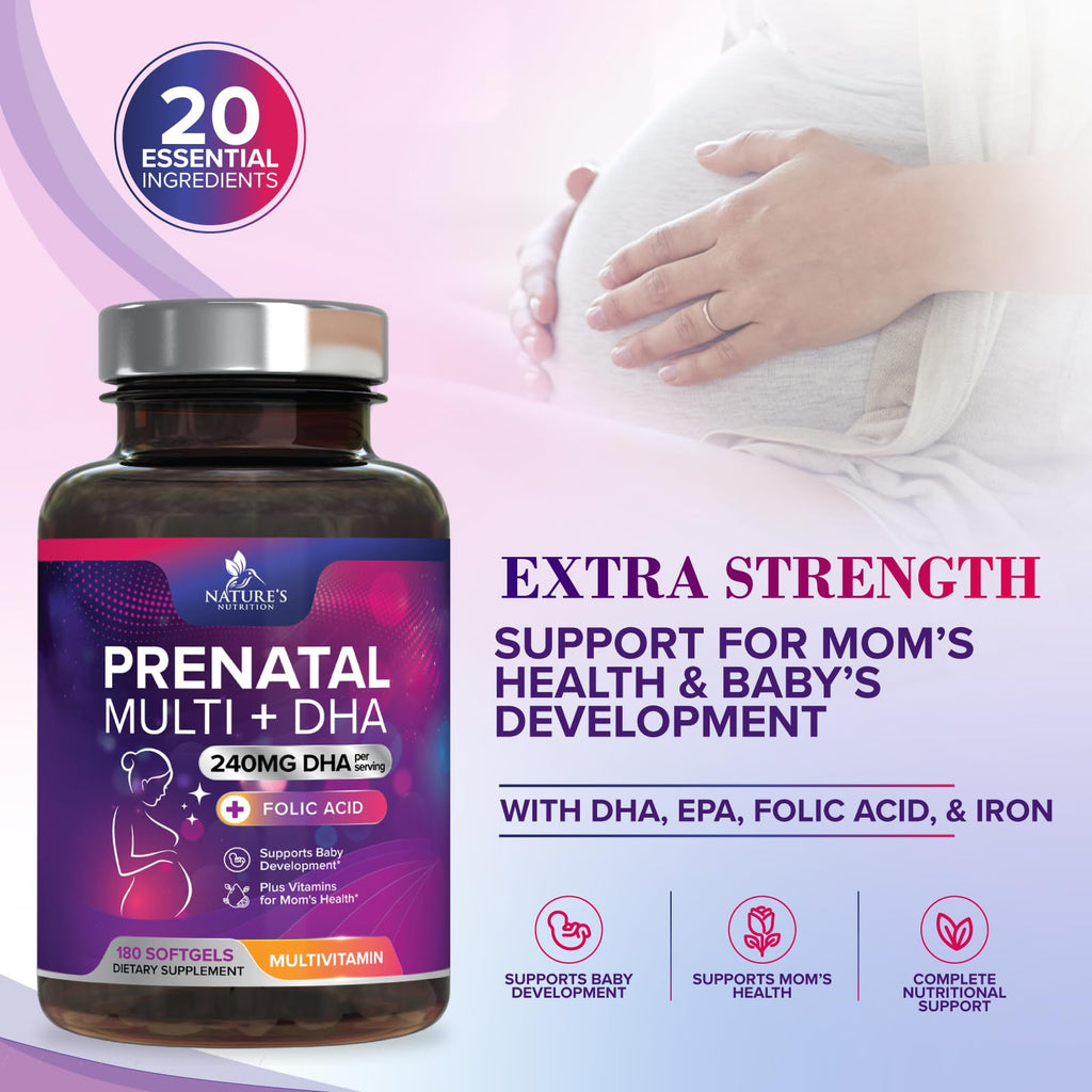 Healthy pregnancy with prenatal softgels