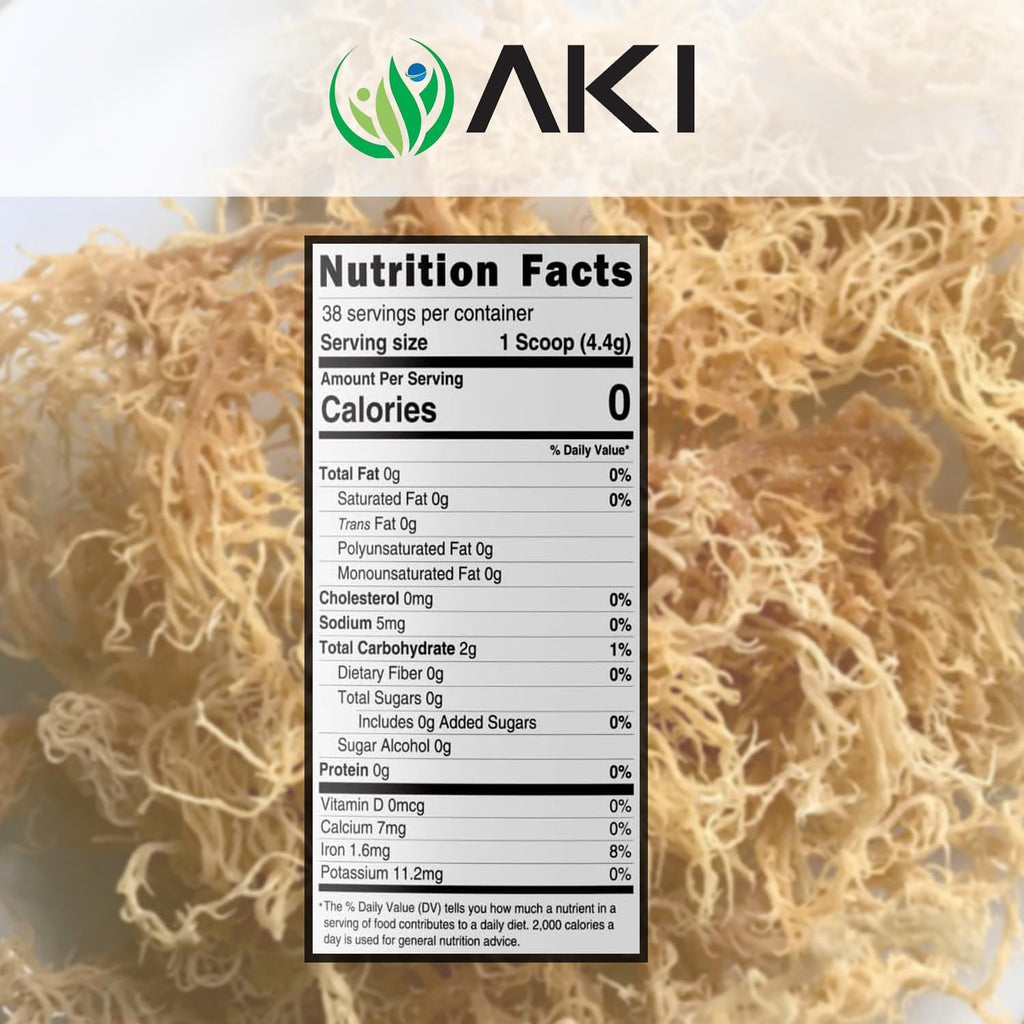 Healthy sea moss for juices