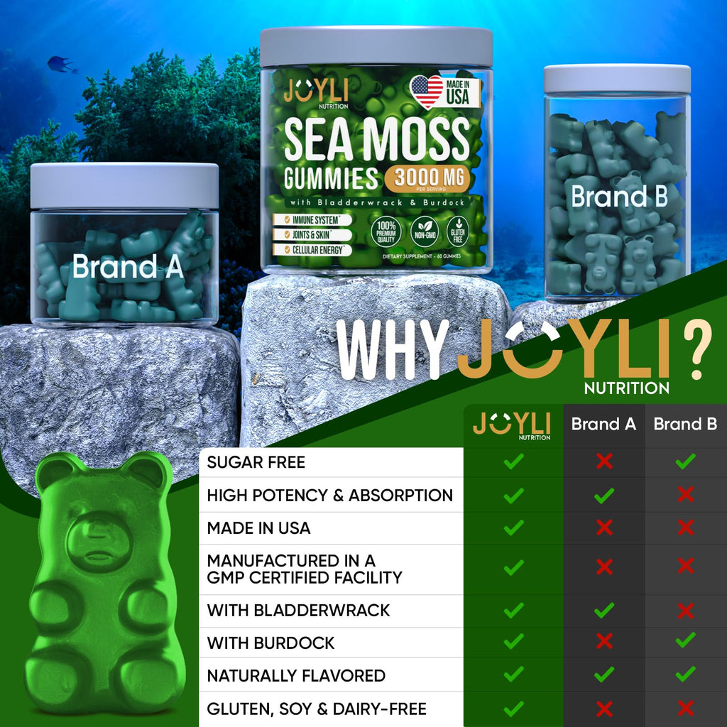 healthy sea moss gummy supplements