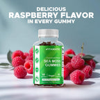 Healthy sea moss gummy supplements
