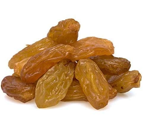 healthy seedless green raisins snack