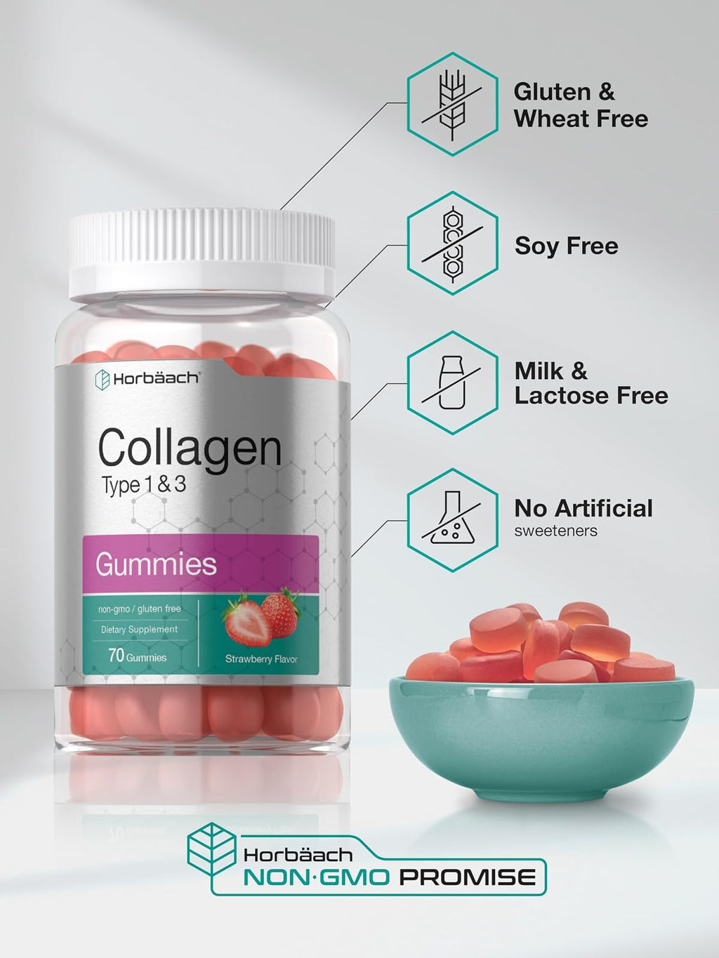 healthy skin with collagen gummies