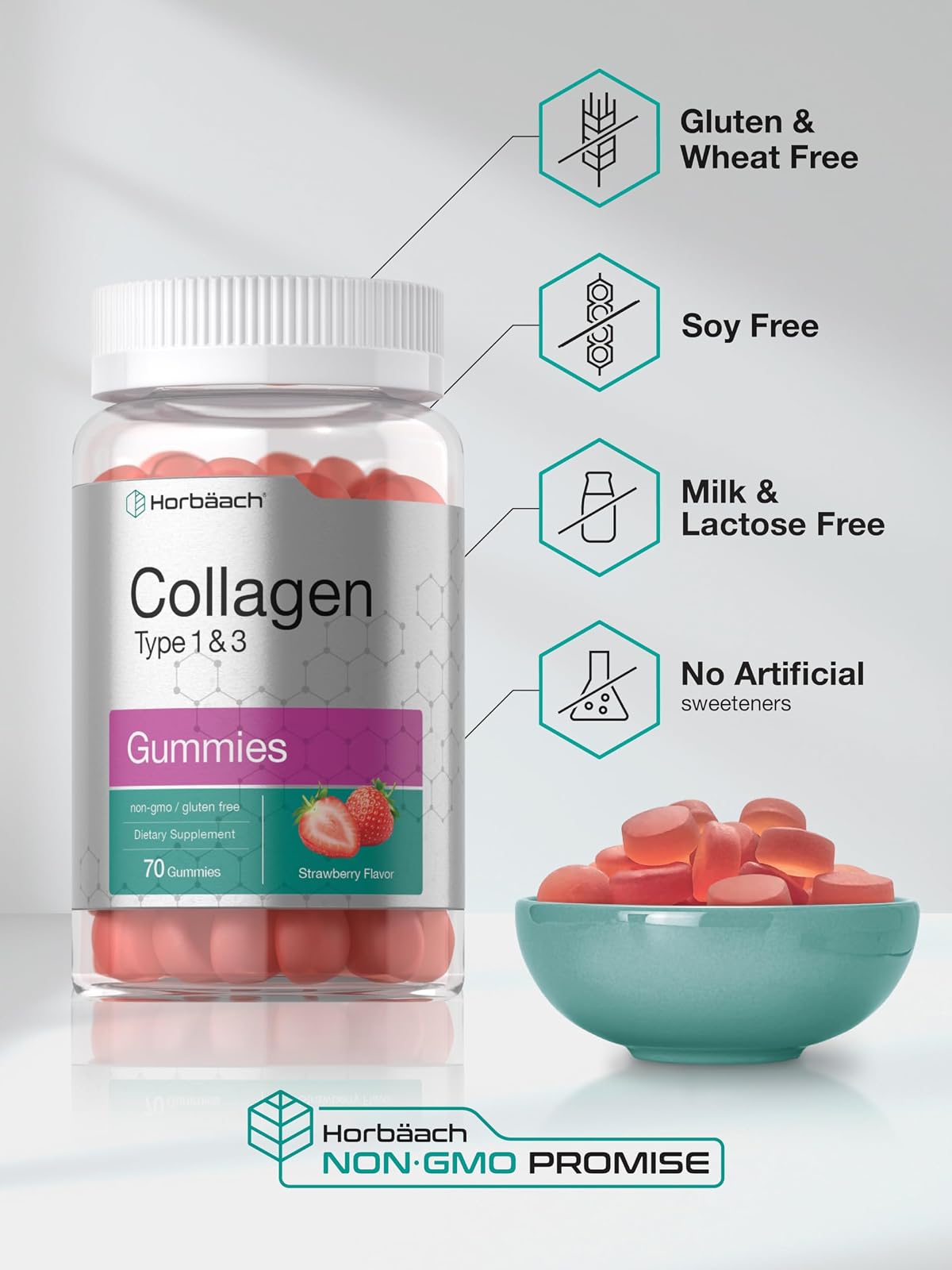 healthy skin with collagen gummies