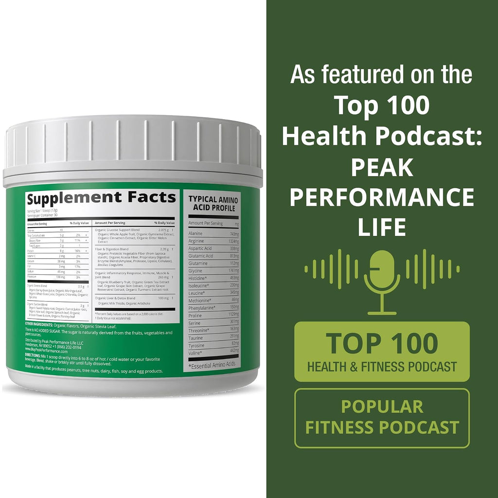 healthy skin with collagen powder