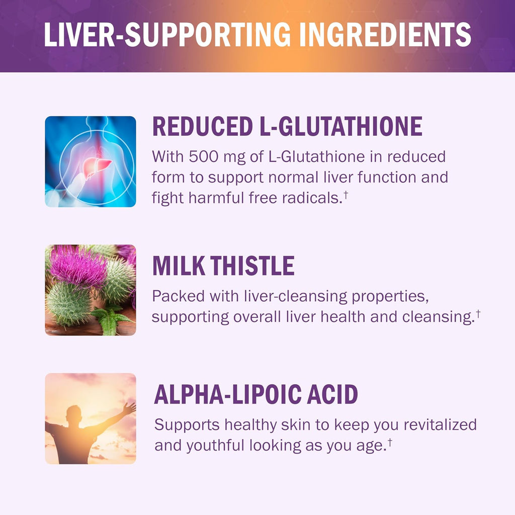 healthy skin with glutathione capsules