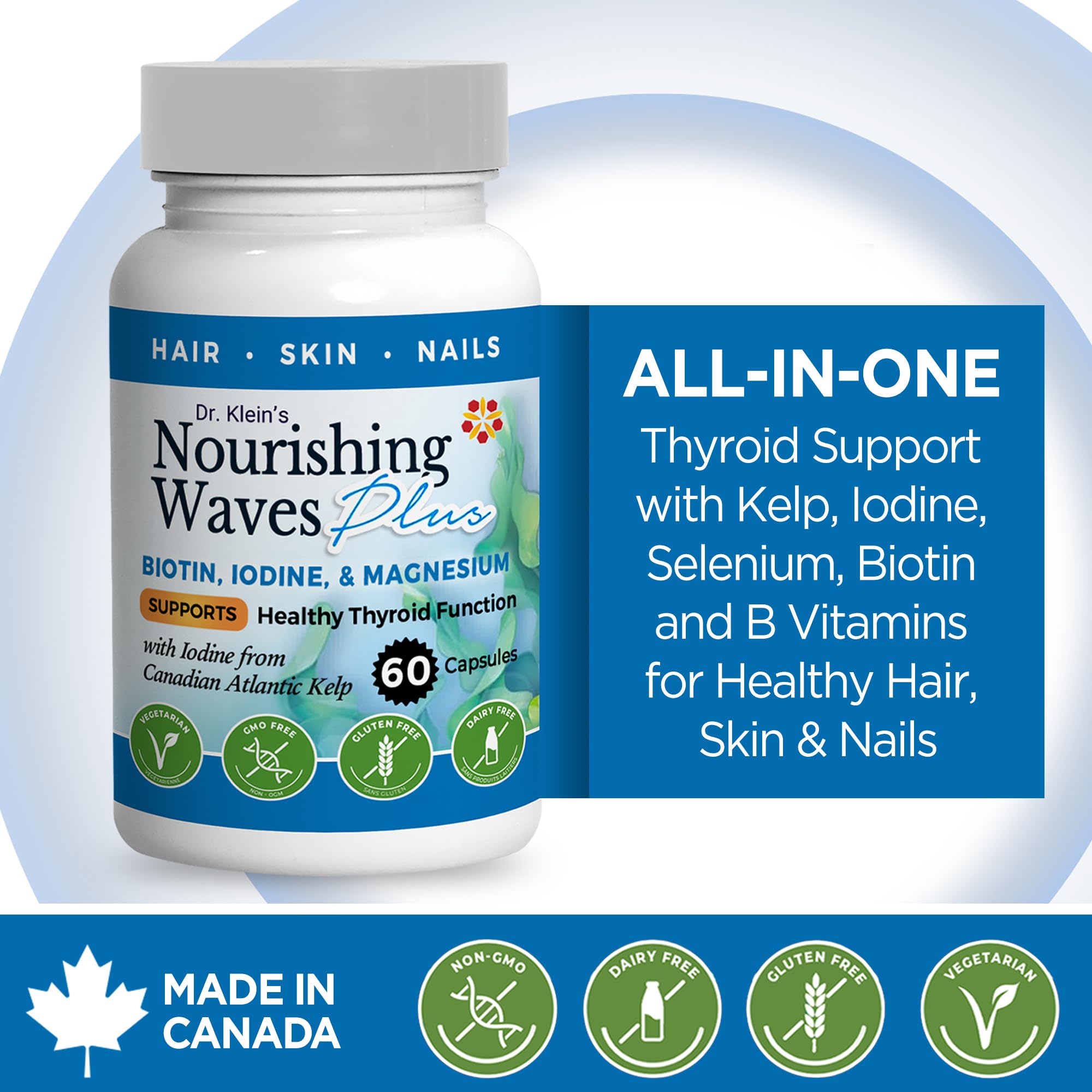 healthy skin with Nourishing Waves Plus