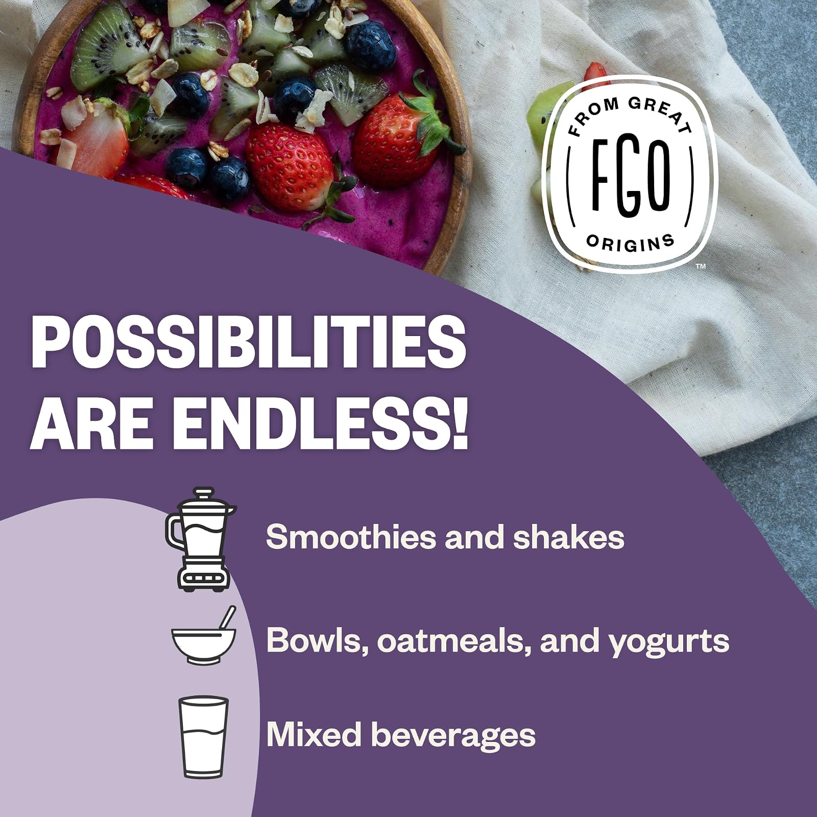 healthy smoothie ingredient acai