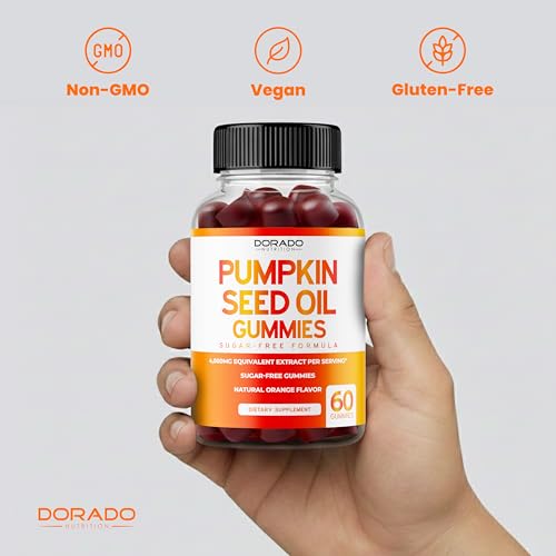 Healthy snack alternative pumpkin oil gummies