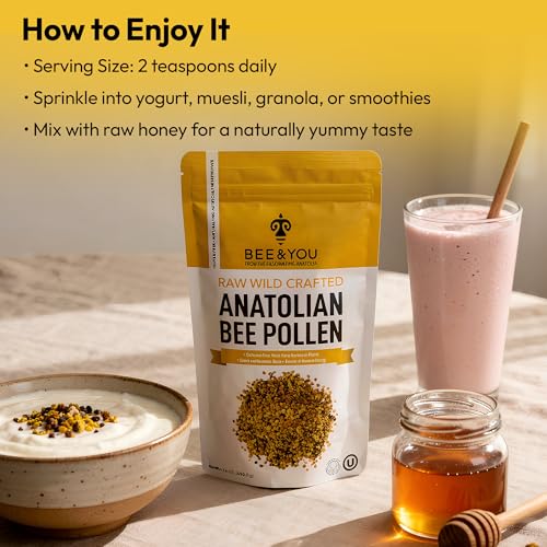 healthy snack option bee pollen