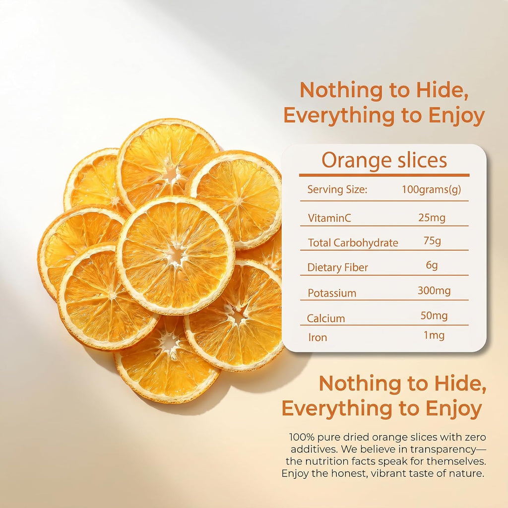 healthy snack option dried oranges