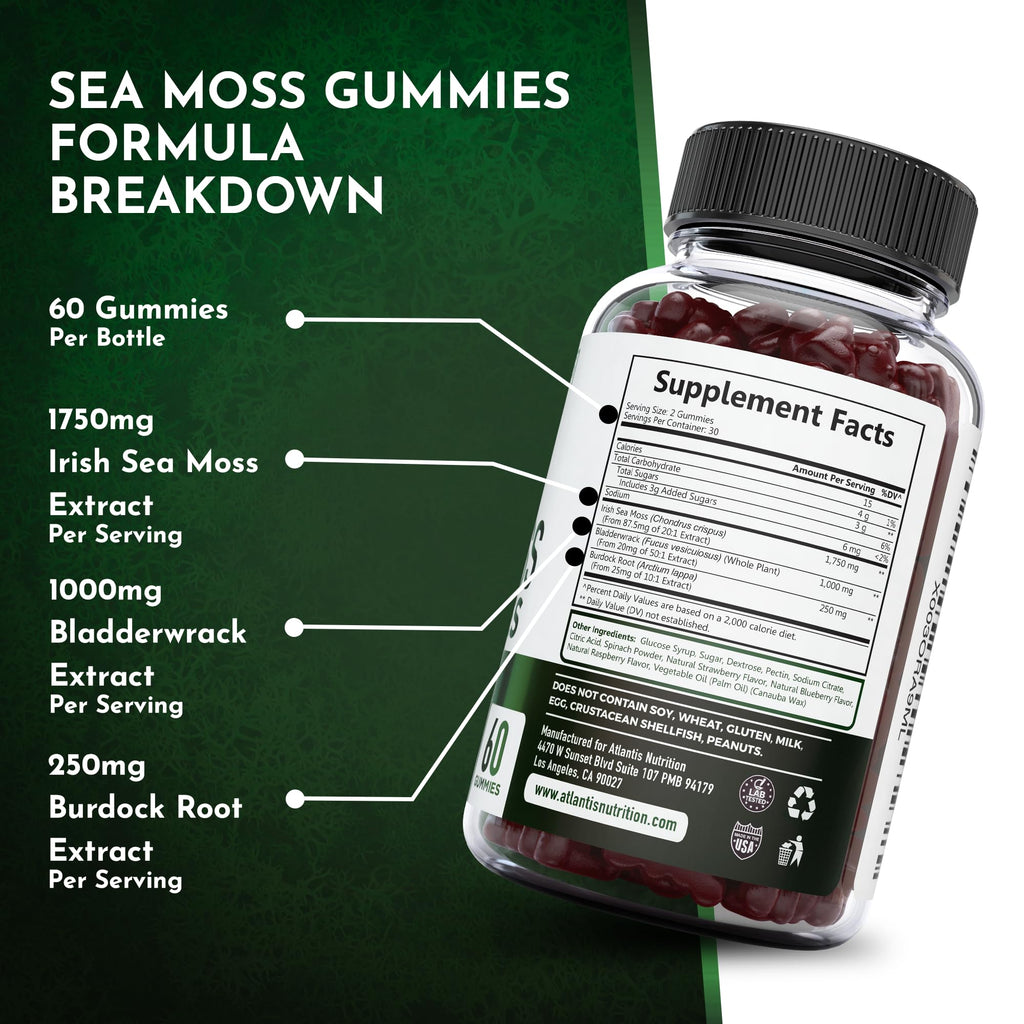 Healthy snack option with sea moss