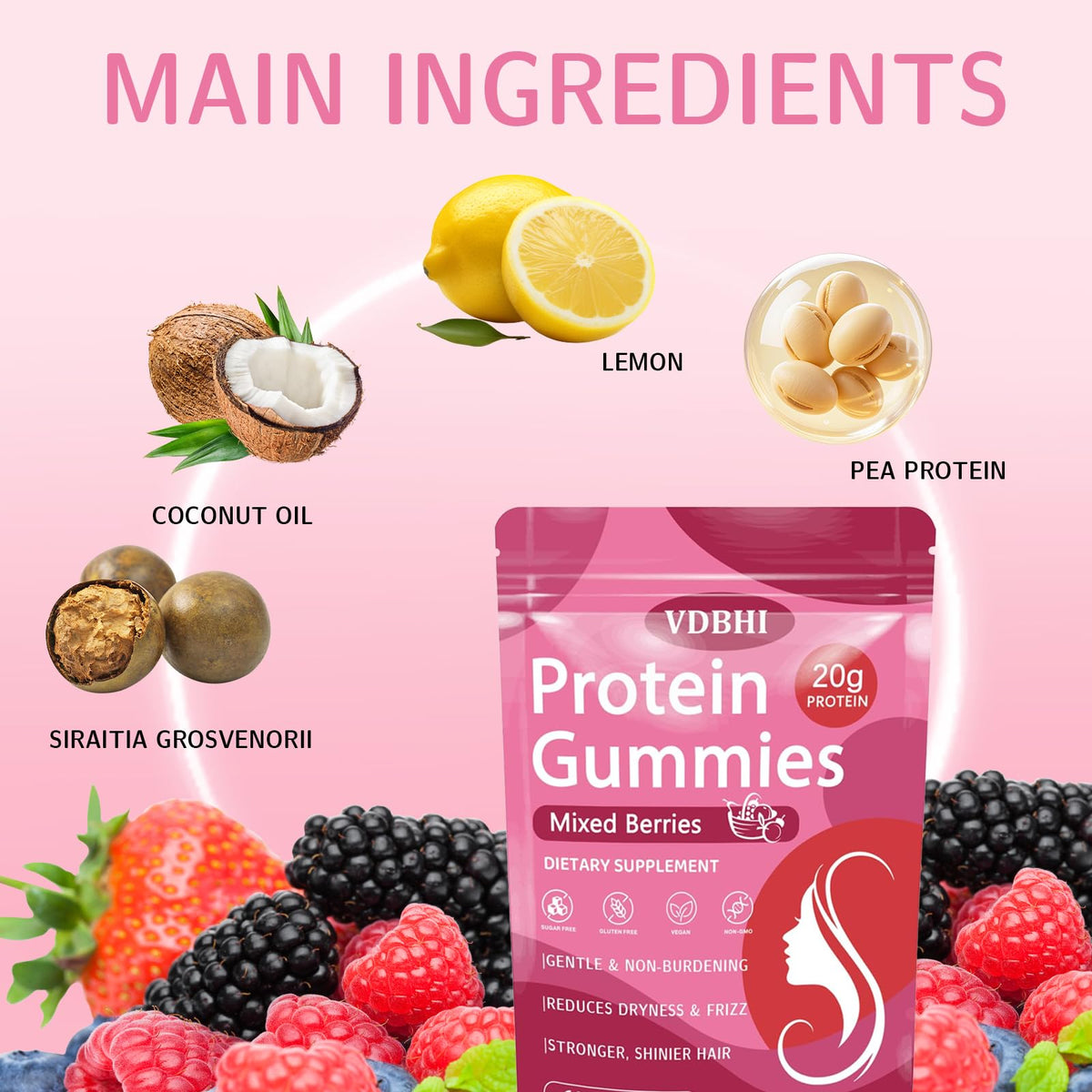 healthy snack protein gummies