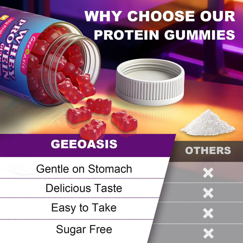 healthy snack whey protein gummies