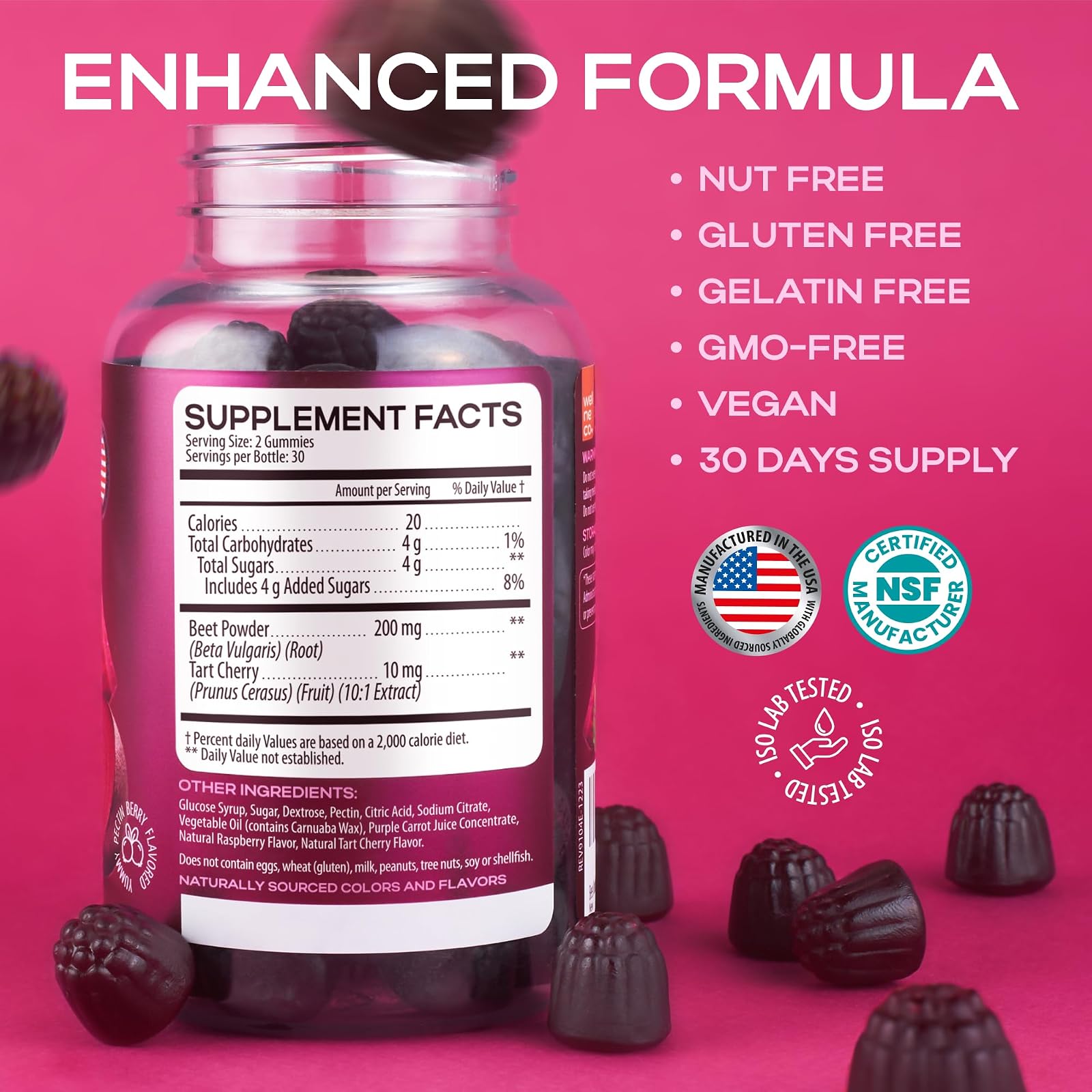 healthy snack with beet root
