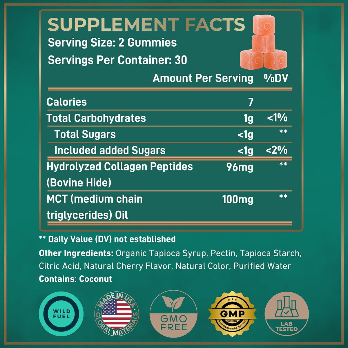 Healthy snack with MCT oil