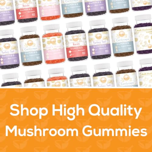 Healthy snacking with reishi mushroom gummies