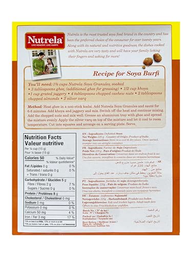 healthy soya granules for meal prep