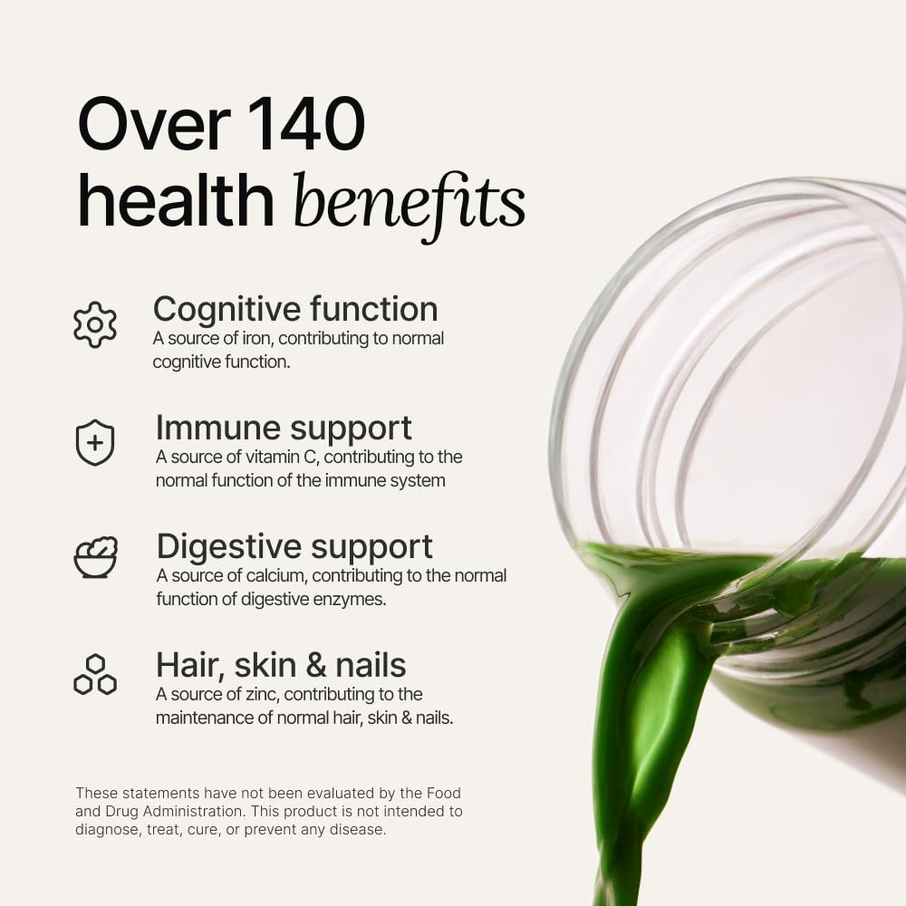 Healthy spirulina powder for smoothies