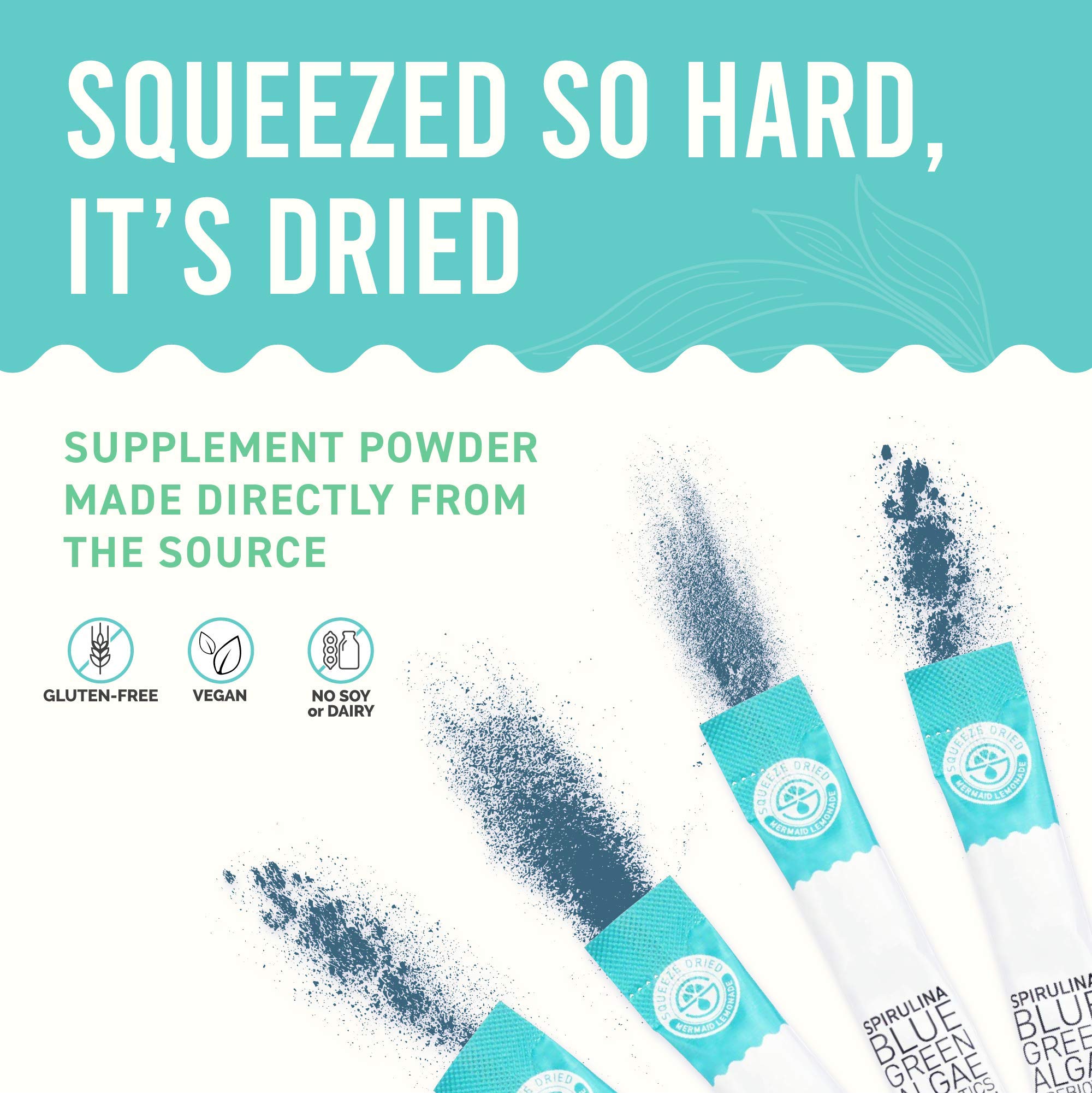 Healthy spirulina supplement for energy