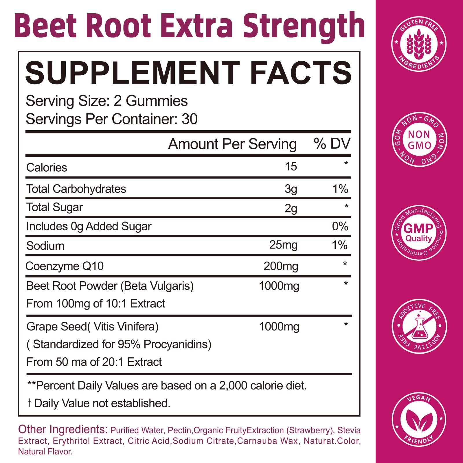 healthy sugar-free fruit extract