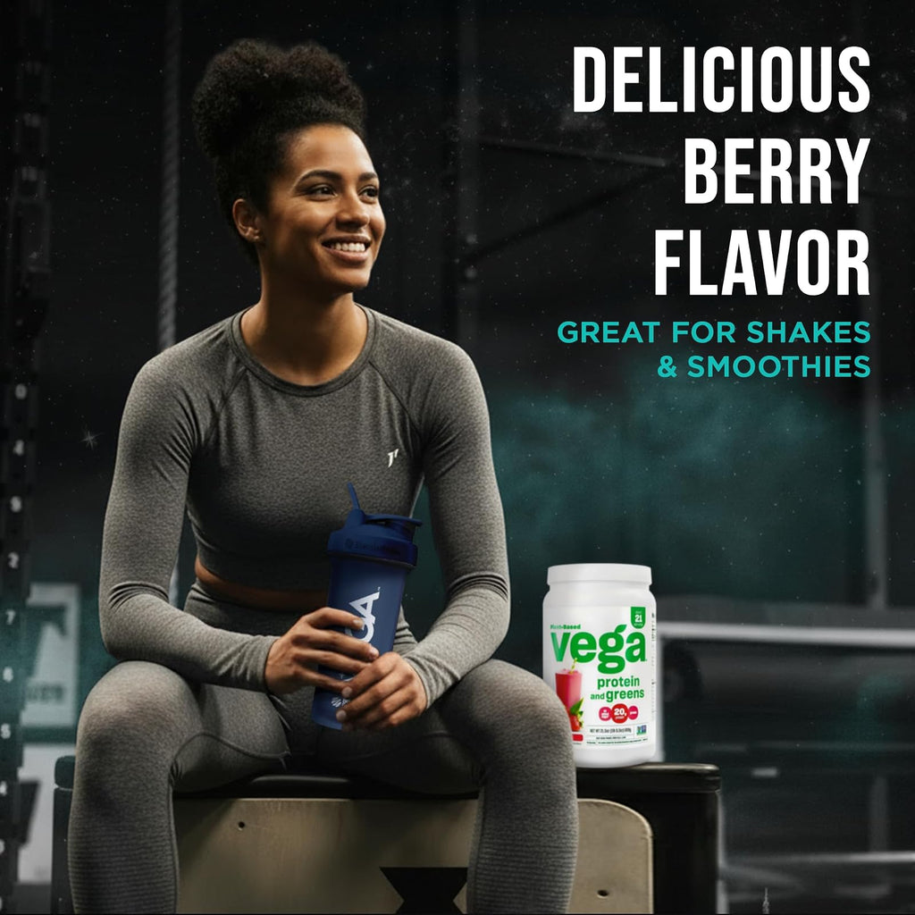 Healthy supergreens protein supplement