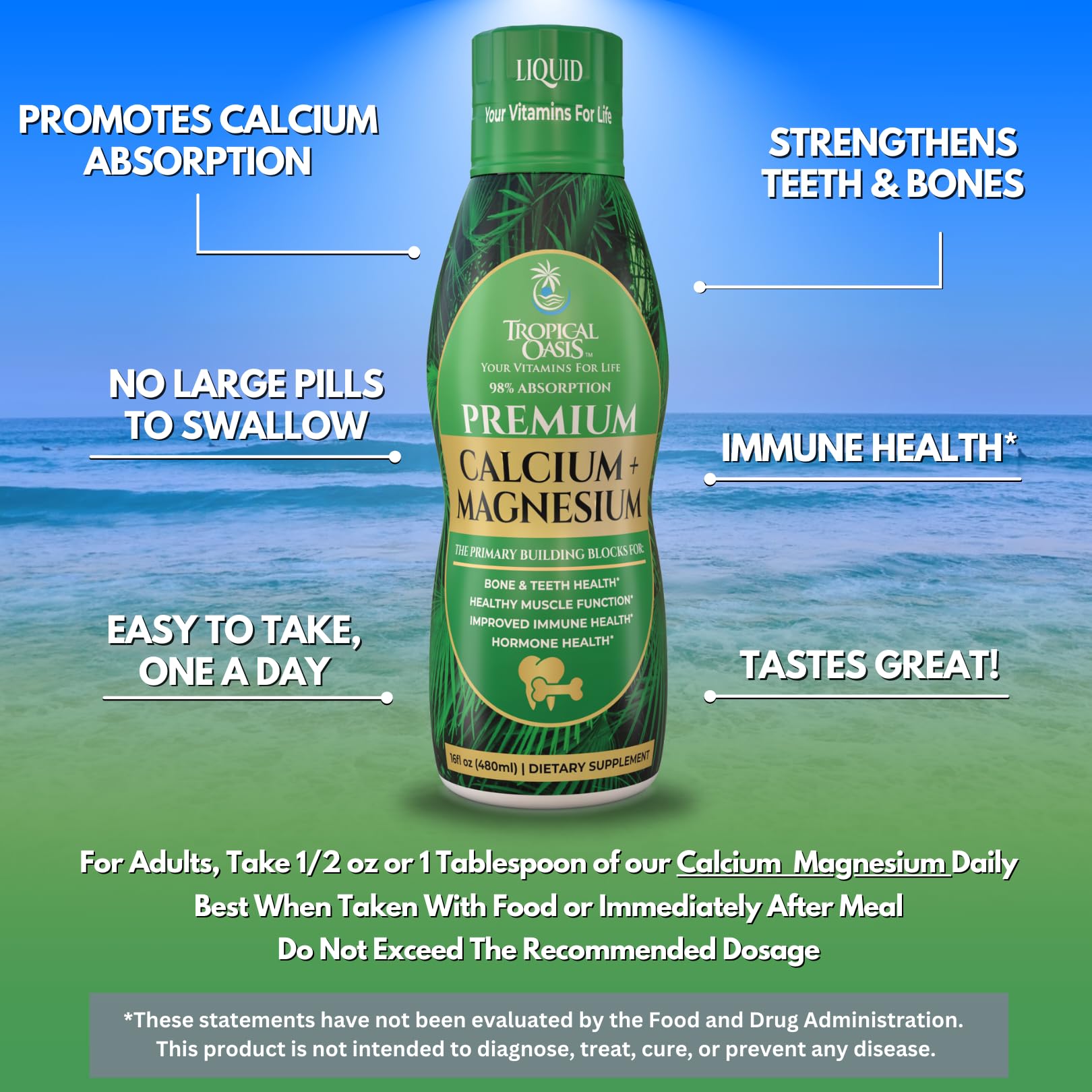 healthy teeth and bone support
