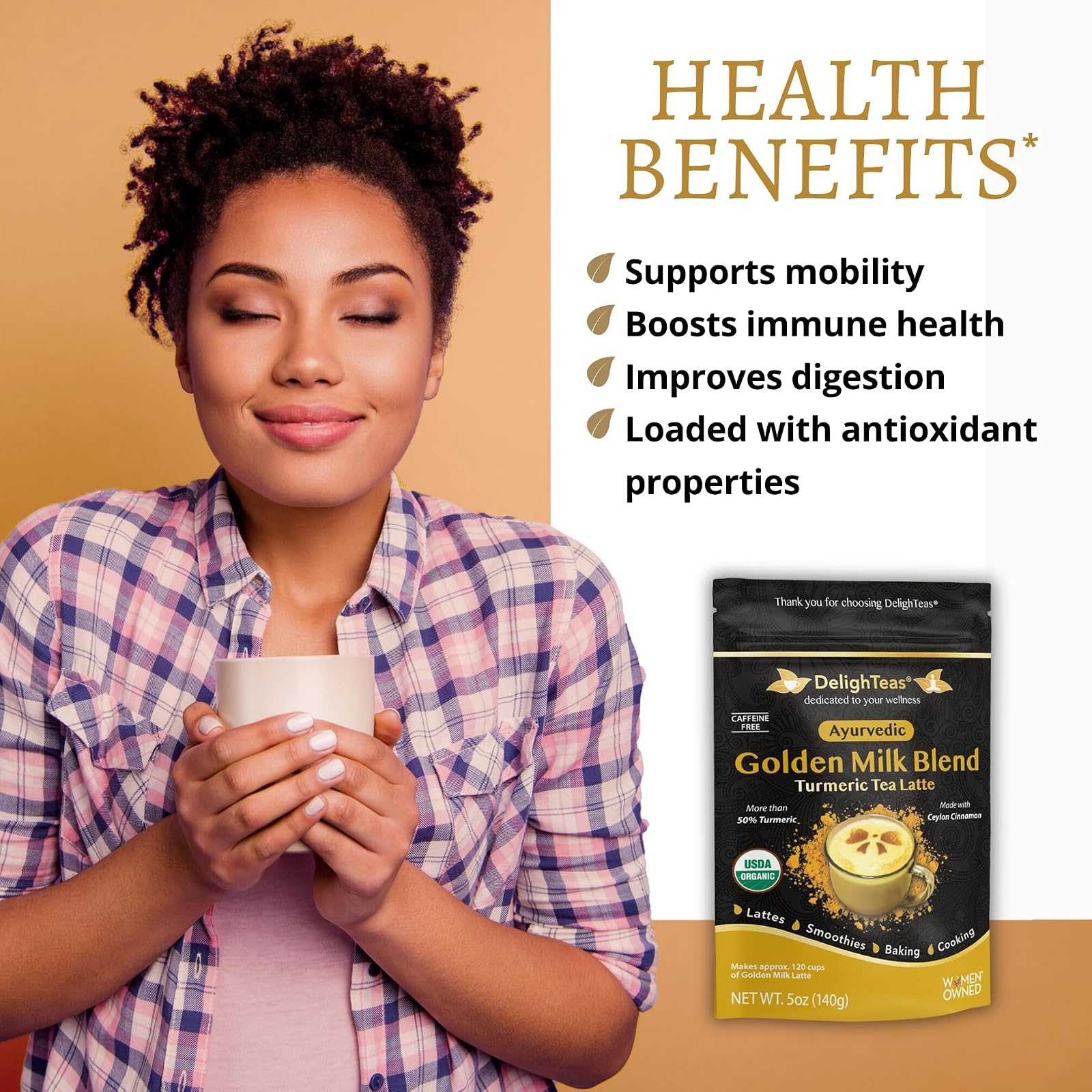 healthy turmeric curcumin beverage
