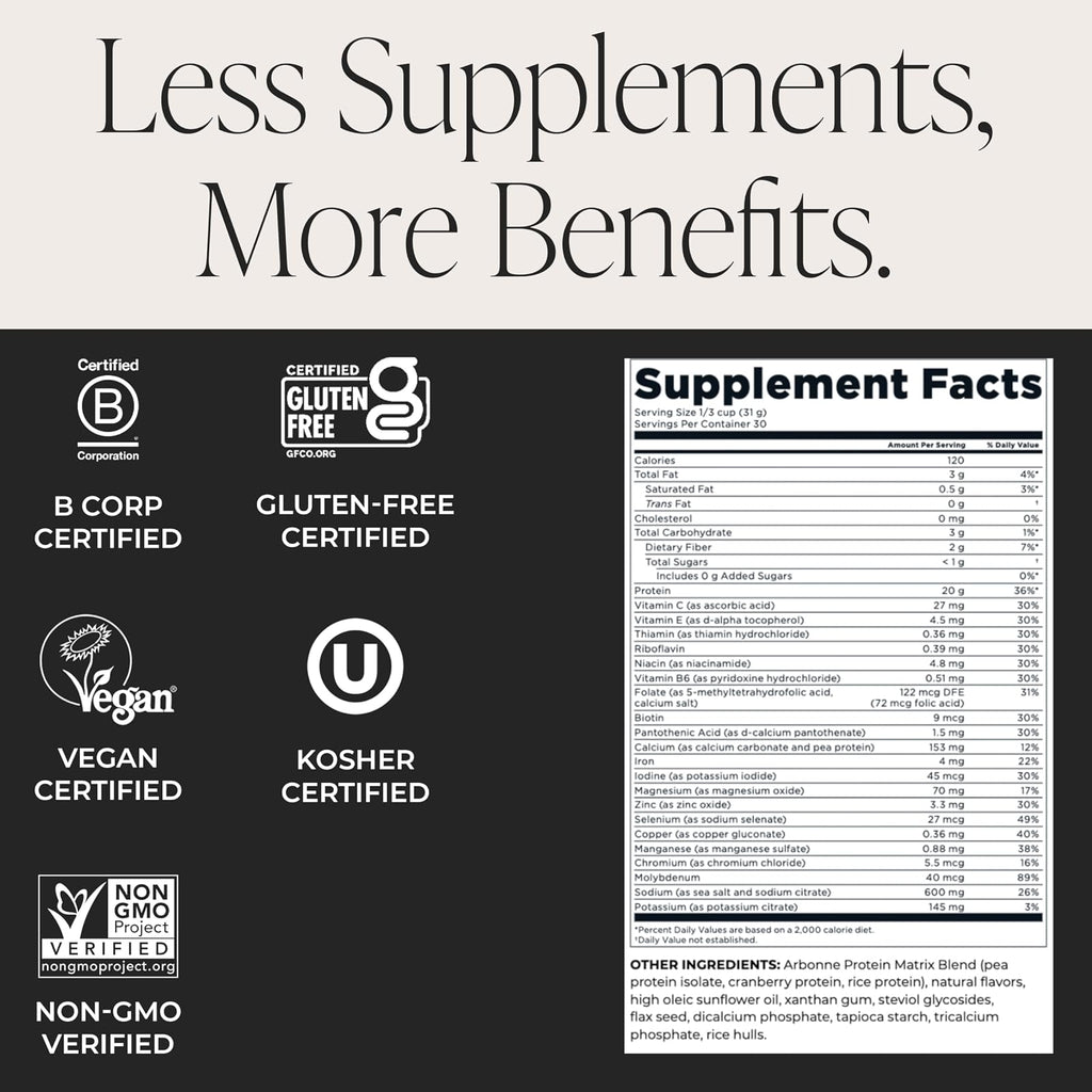 healthy vegan protein supplement