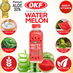 healthy watermelon aloe vera refreshment