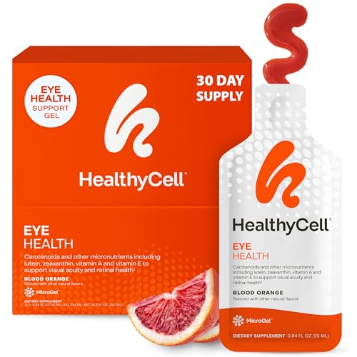 HealthyCell eye health supplement gel packs