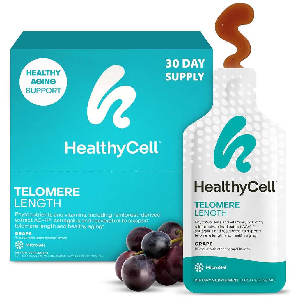 HealthyCell telomere length supplement benefits