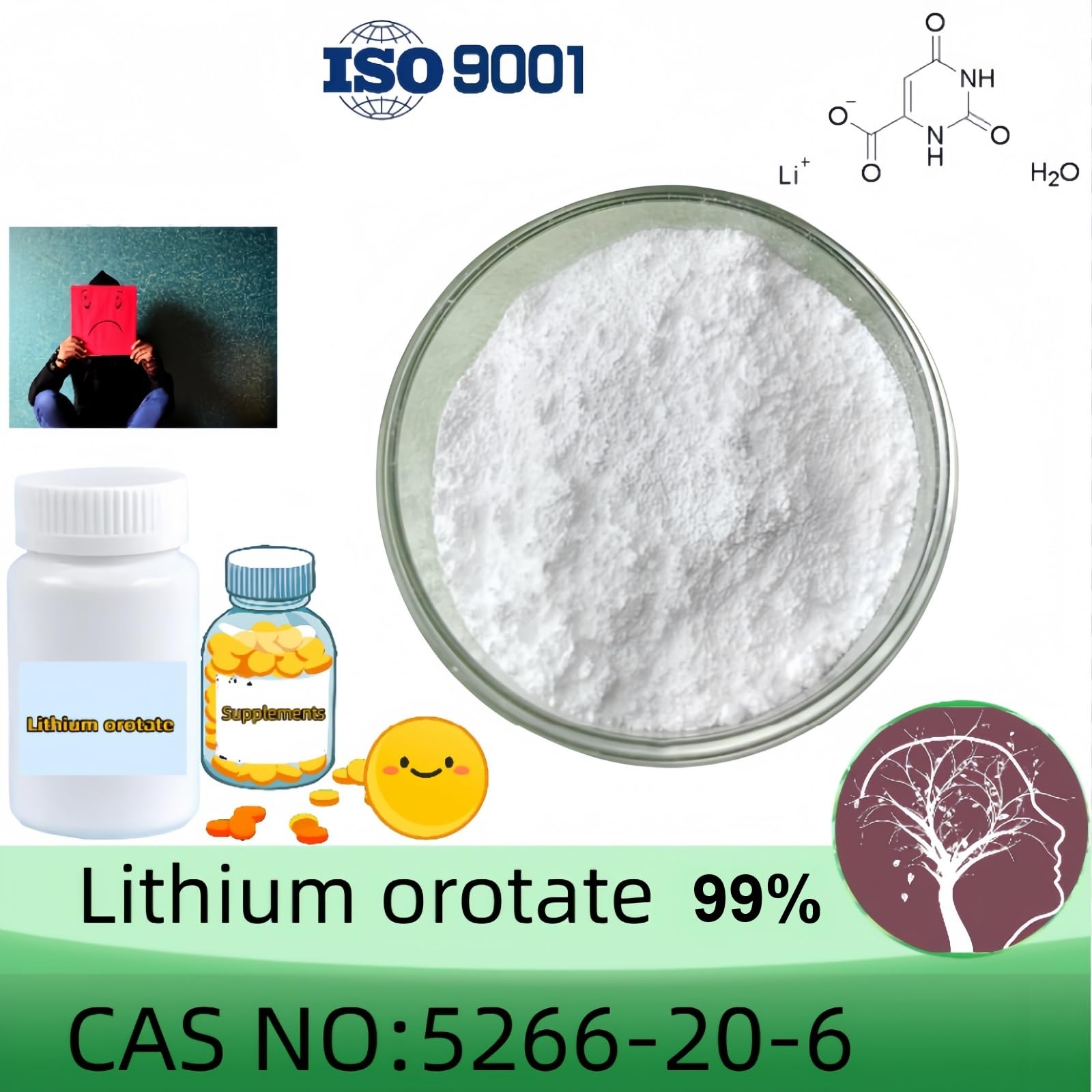 HealthyFinds Lithium Orotate supplement