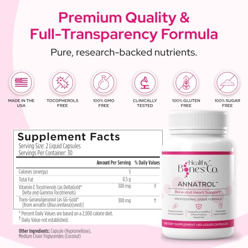 Heart and bone wellness supplement