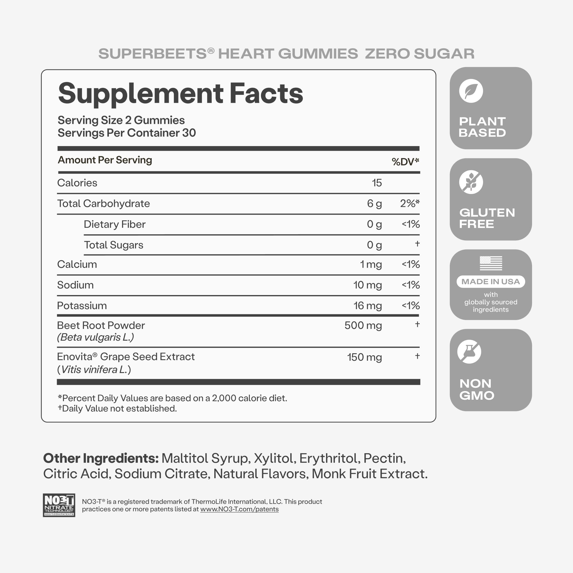 Heart-boosting supplements with no sugar