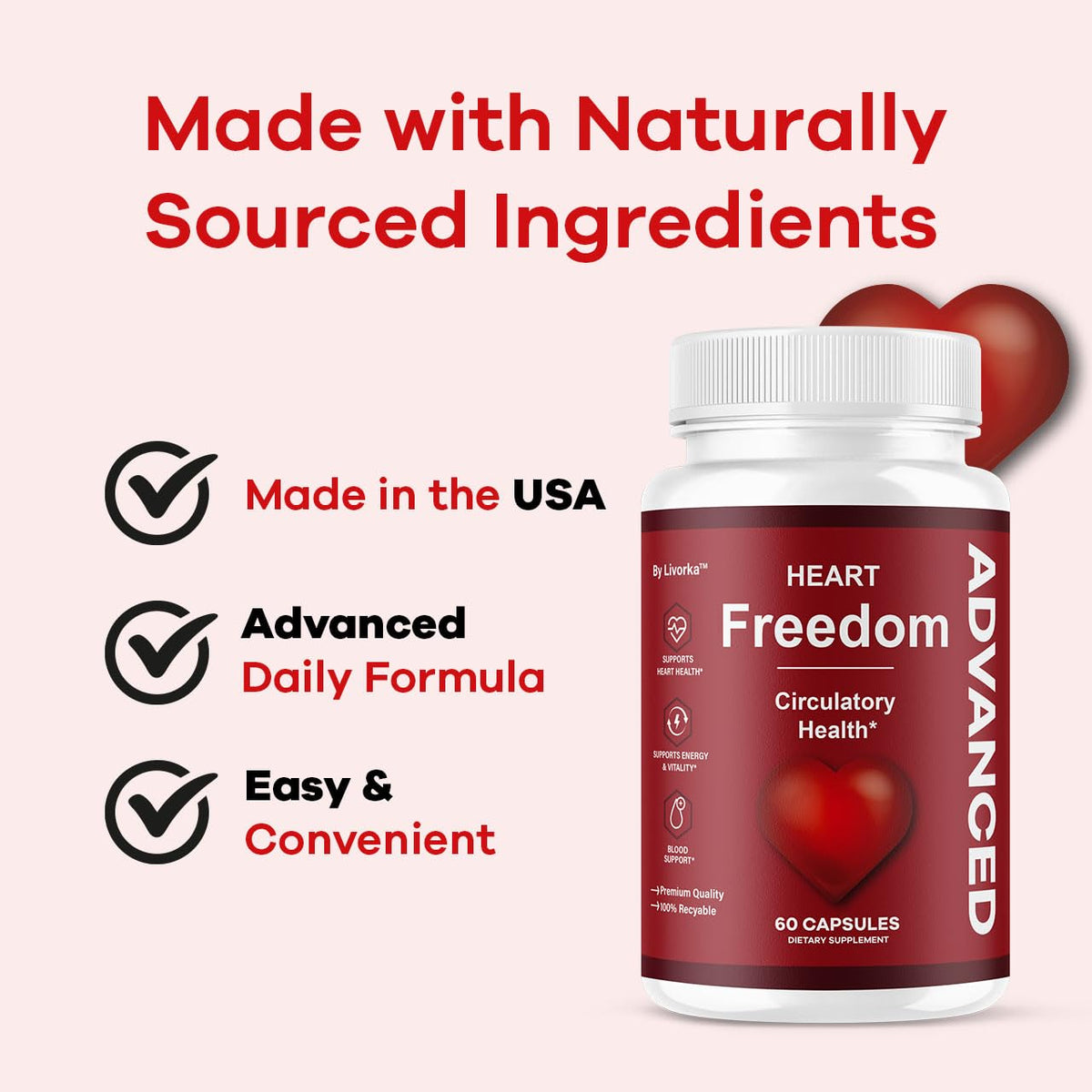 Heart Freedom kids multivitamin for growth