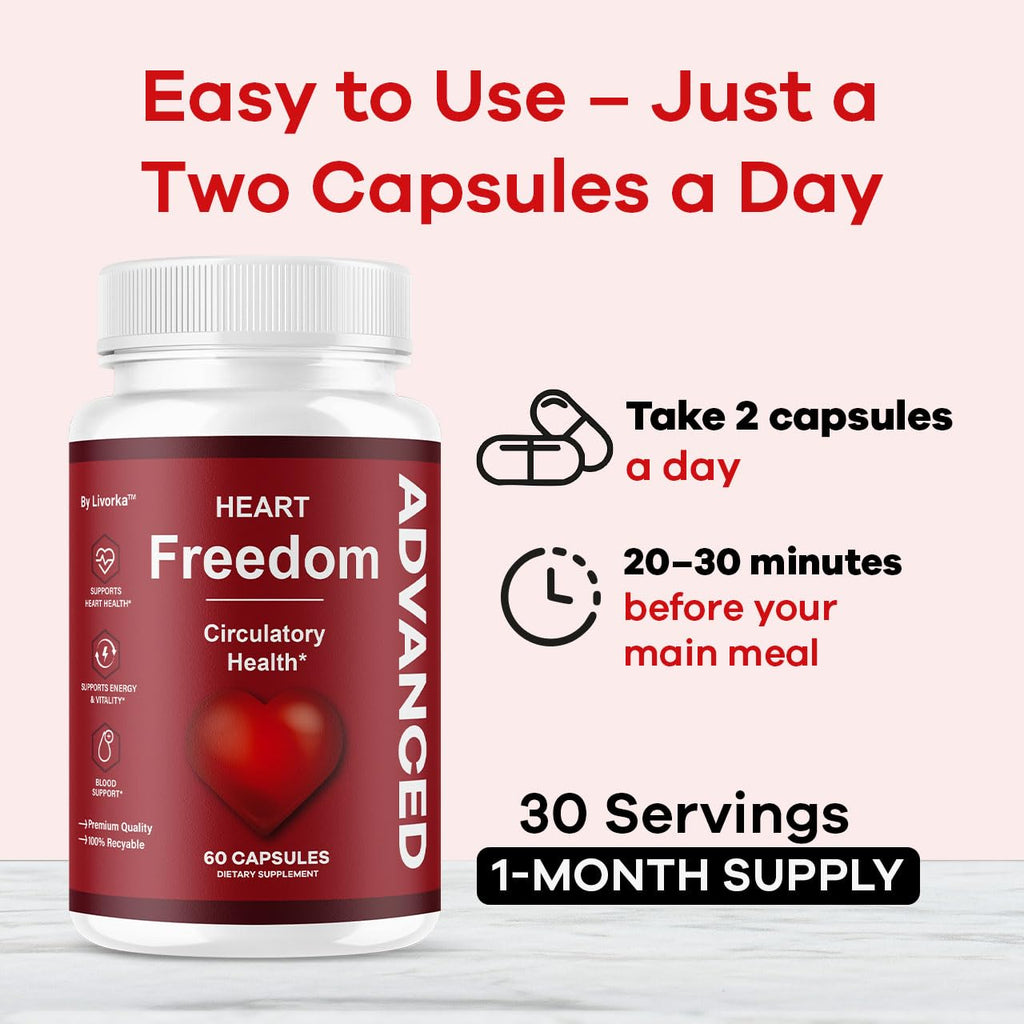 Heart Freedom multivitamin for men support
