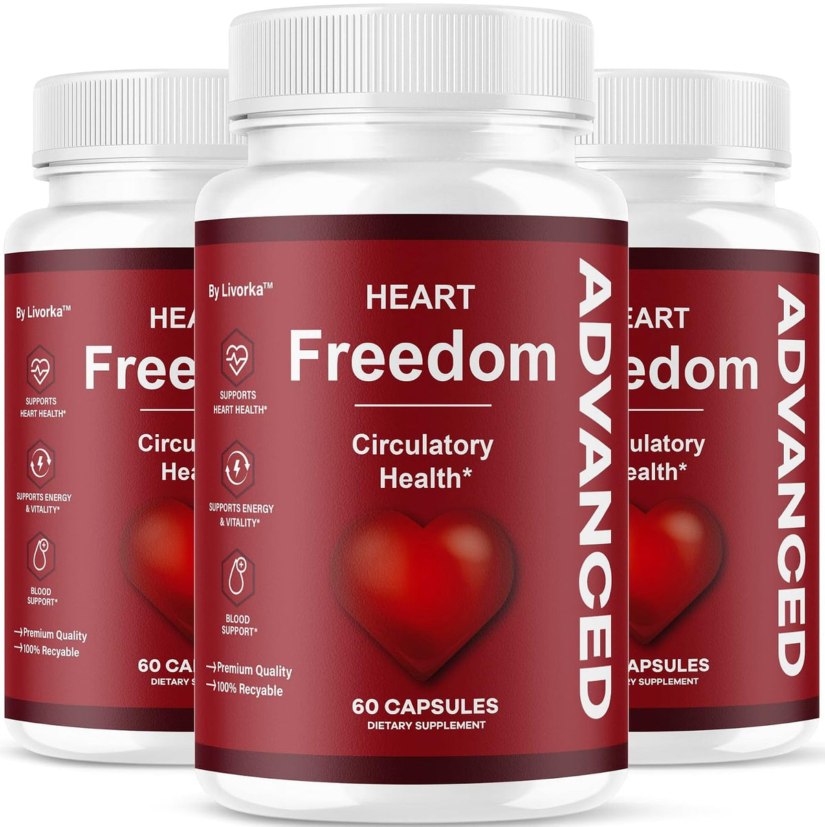 Heart Freedom multivitamins for daily health