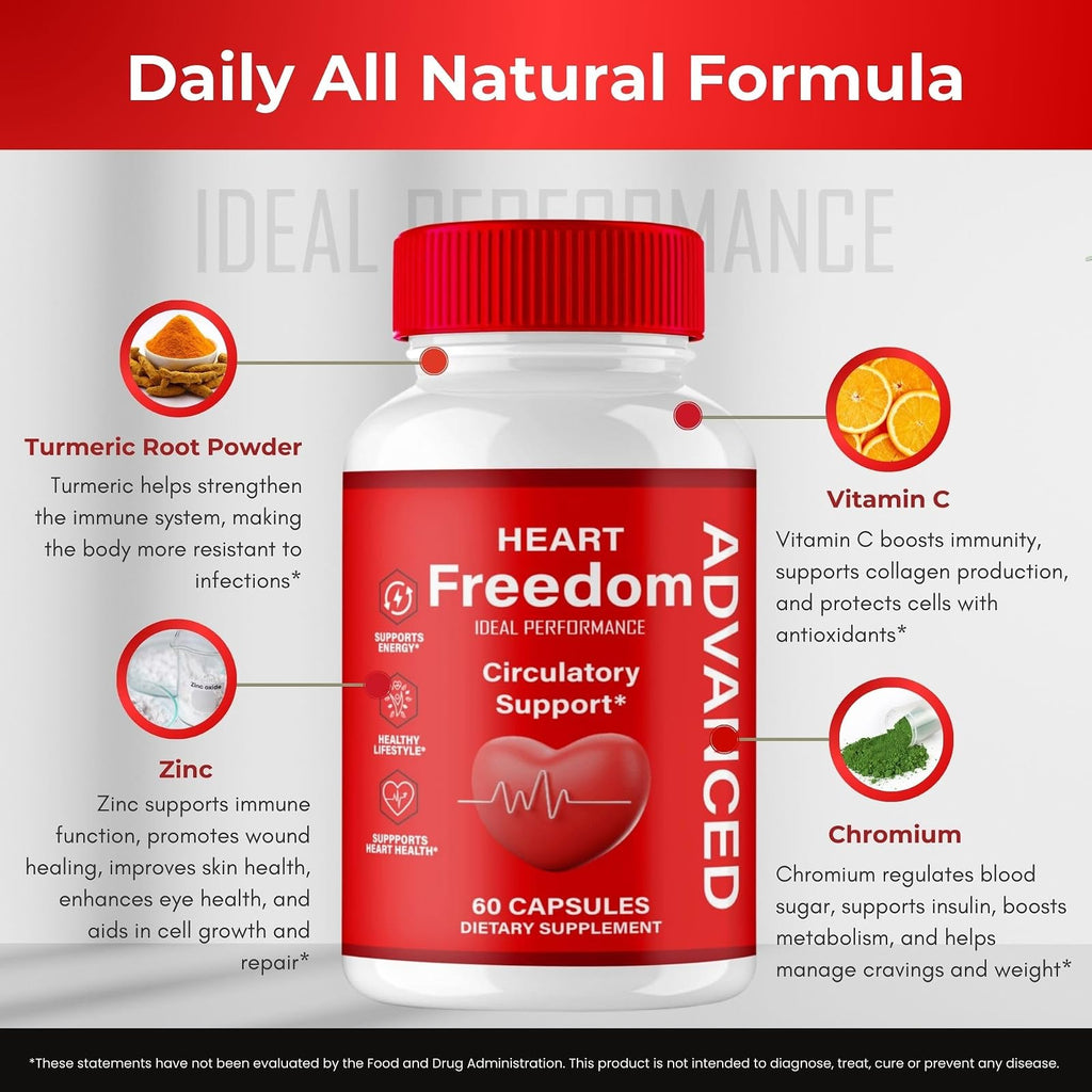 Heart Freedom multivitamins for vitality