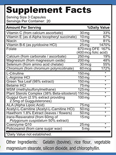 heart-friendly blended vitamin capsules