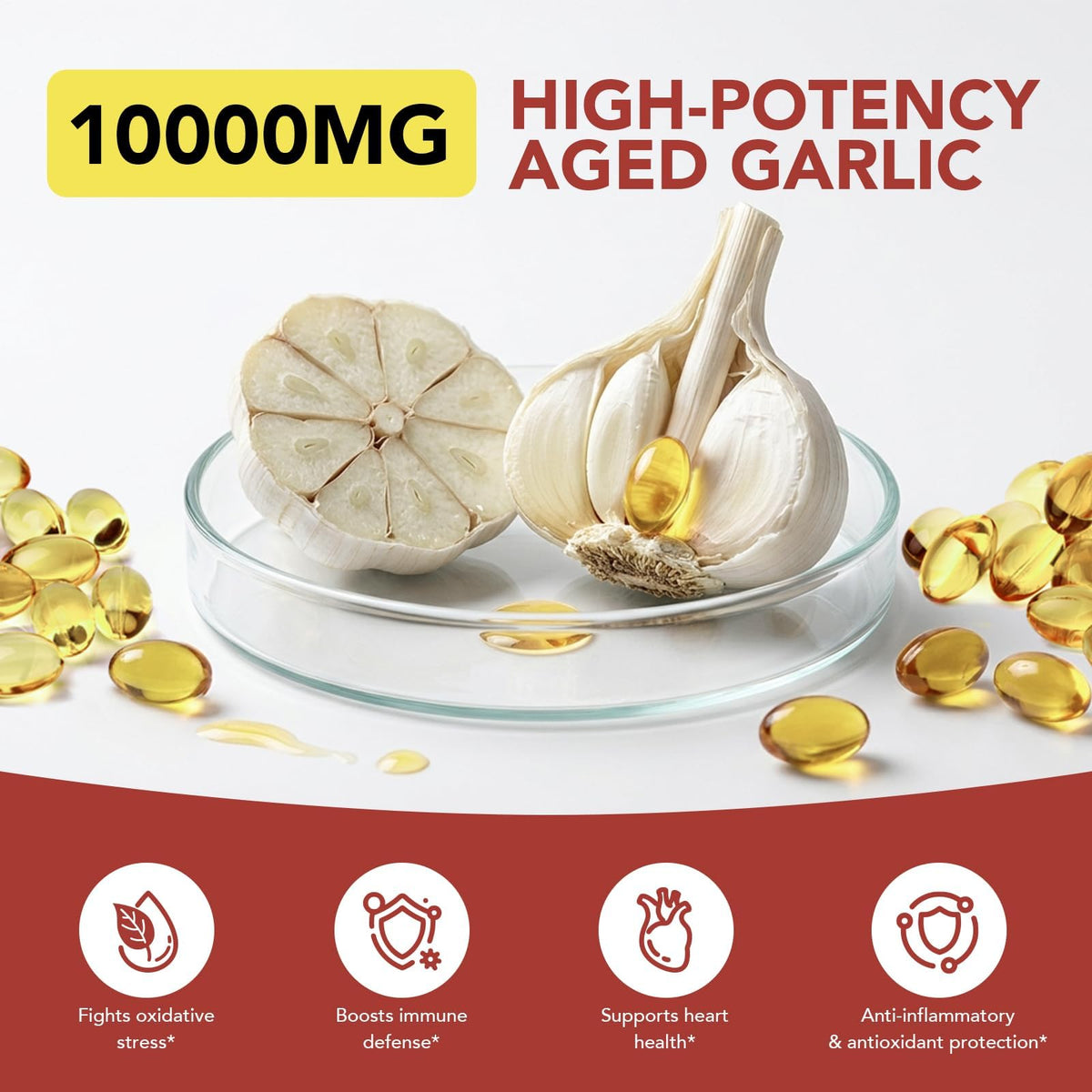 Heart health benefits of aged garlic
