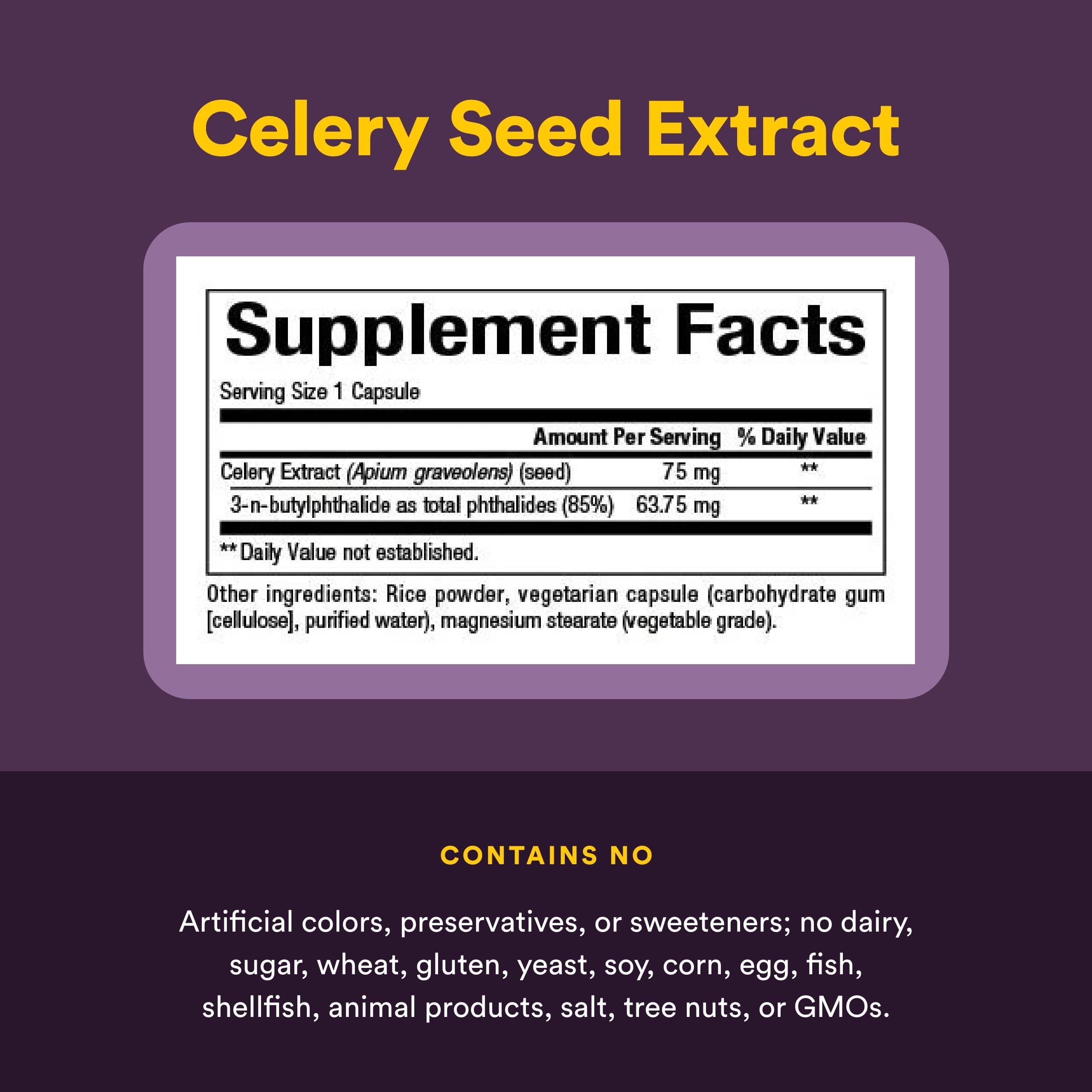 heart health benefits of celery seed