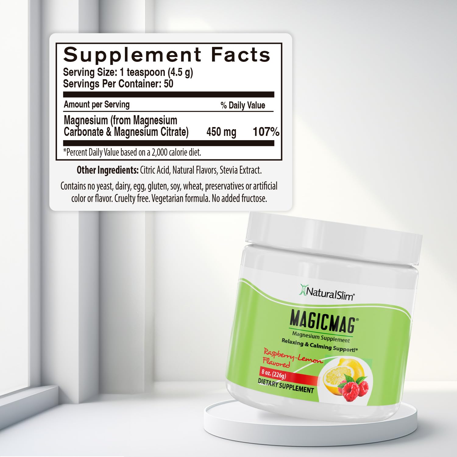 Heart health benefits of magnesium powder